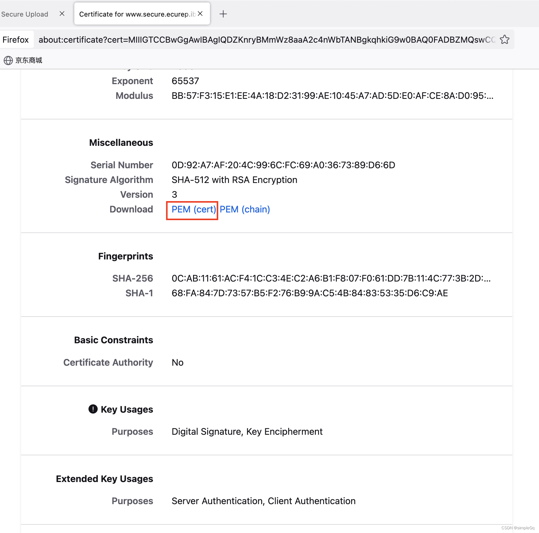 使用ChatGPT学习 - cer和pem的区别、pem转换成cer方法、PEM (cert) 和 PEM (chain)下载方式的区别、检查cer文件的format_pem转cer证书-CSDN博客
