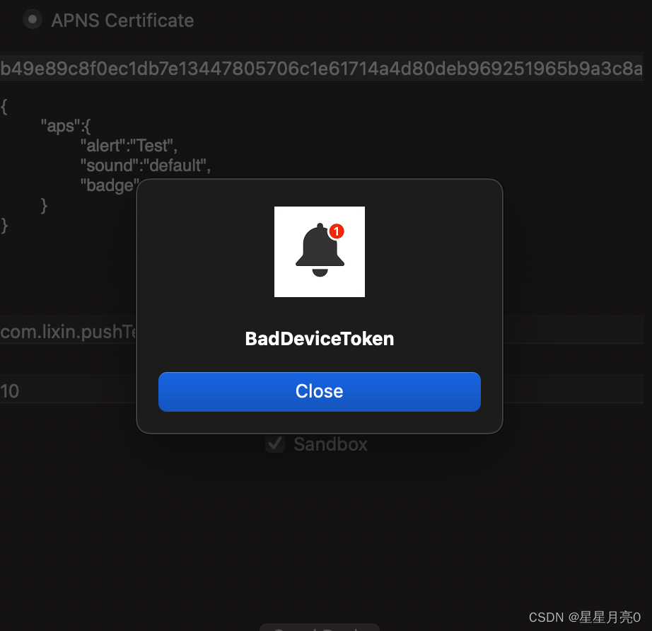 苹果 iOS推送 APNS(本人亲测总结)_missingprovidertoken-CSDN博客