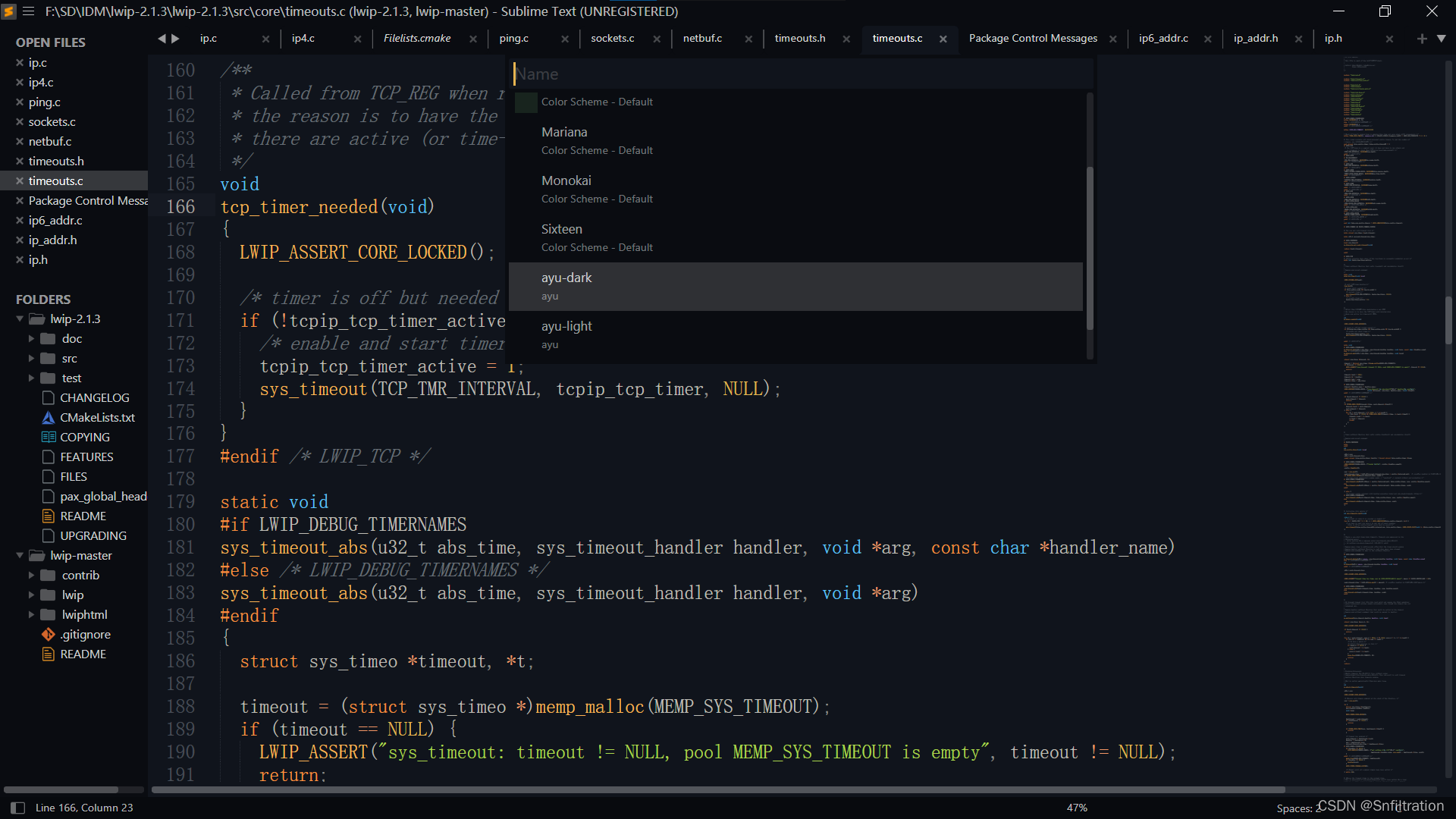 Sublimetext——主题之ayusublime Ayu Csdn博客