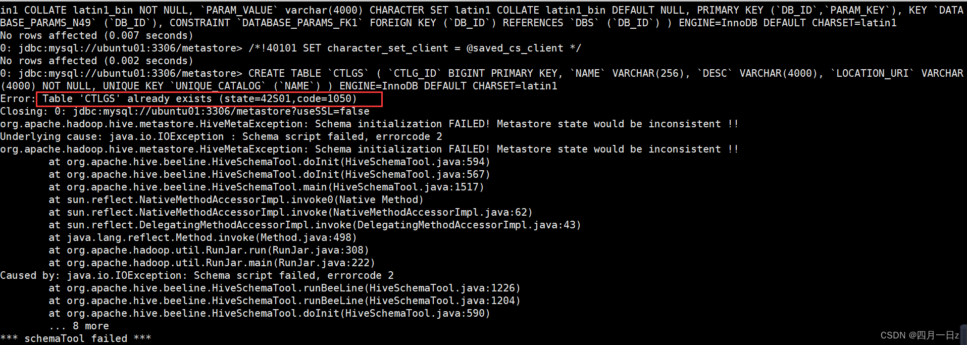 namenode重新格式化、hive重新初始化-CSDN博客