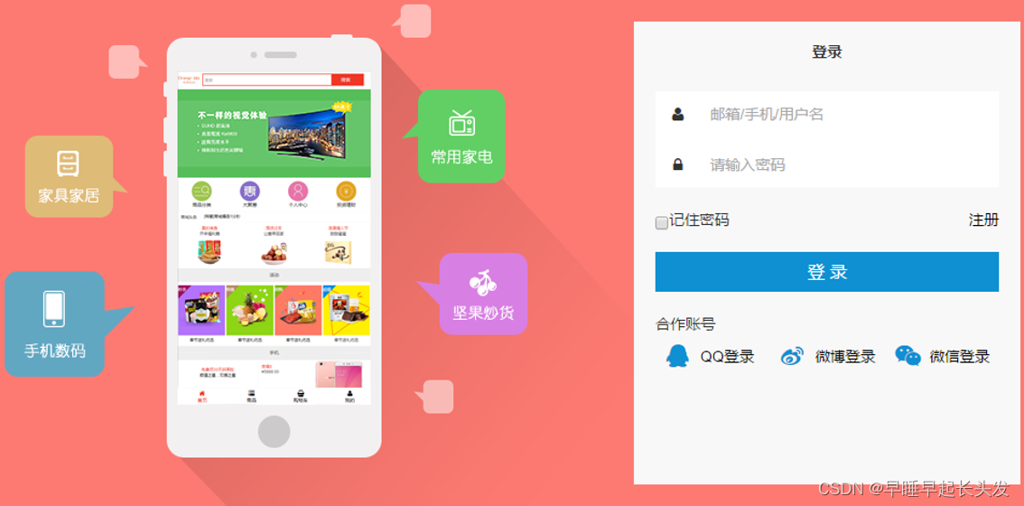 Vue项目：《51购商城》系统分析_编写《51购商城》设计文档-CSDN博客