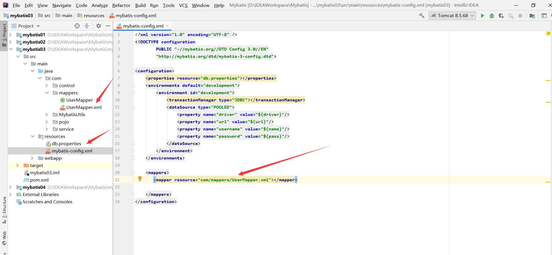 解决Maven项目下mapper.xml无法加载到target目录下的问题_navigation to target in mapper-CSDN博客