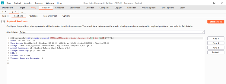 SQL注入之Bool盲注（510cms）-CSDN博客