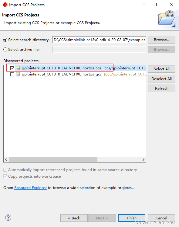 CC1310学习——点灯_cc1310开发教程-CSDN博客