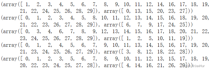 python中KFold函数是怎么划分数据的-CSDN博客