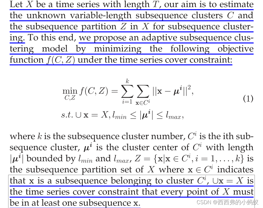 Variable-Length Subsequence Clustering in Time Series（TKDE）-CSDN博客