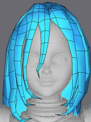 3DMAX游戏角色头发建模教程_max人物头发建模-CSDN博客