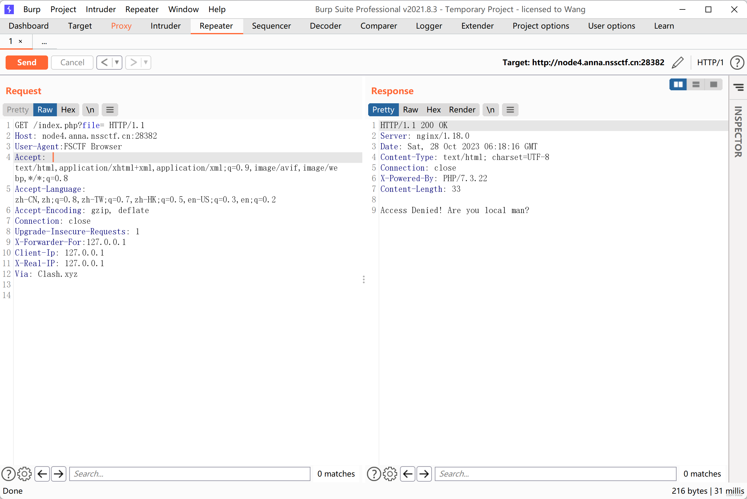 FSCTF 2023-WEB部分wp_[fsctf 2023]寻找蛛丝马迹-CSDN博客