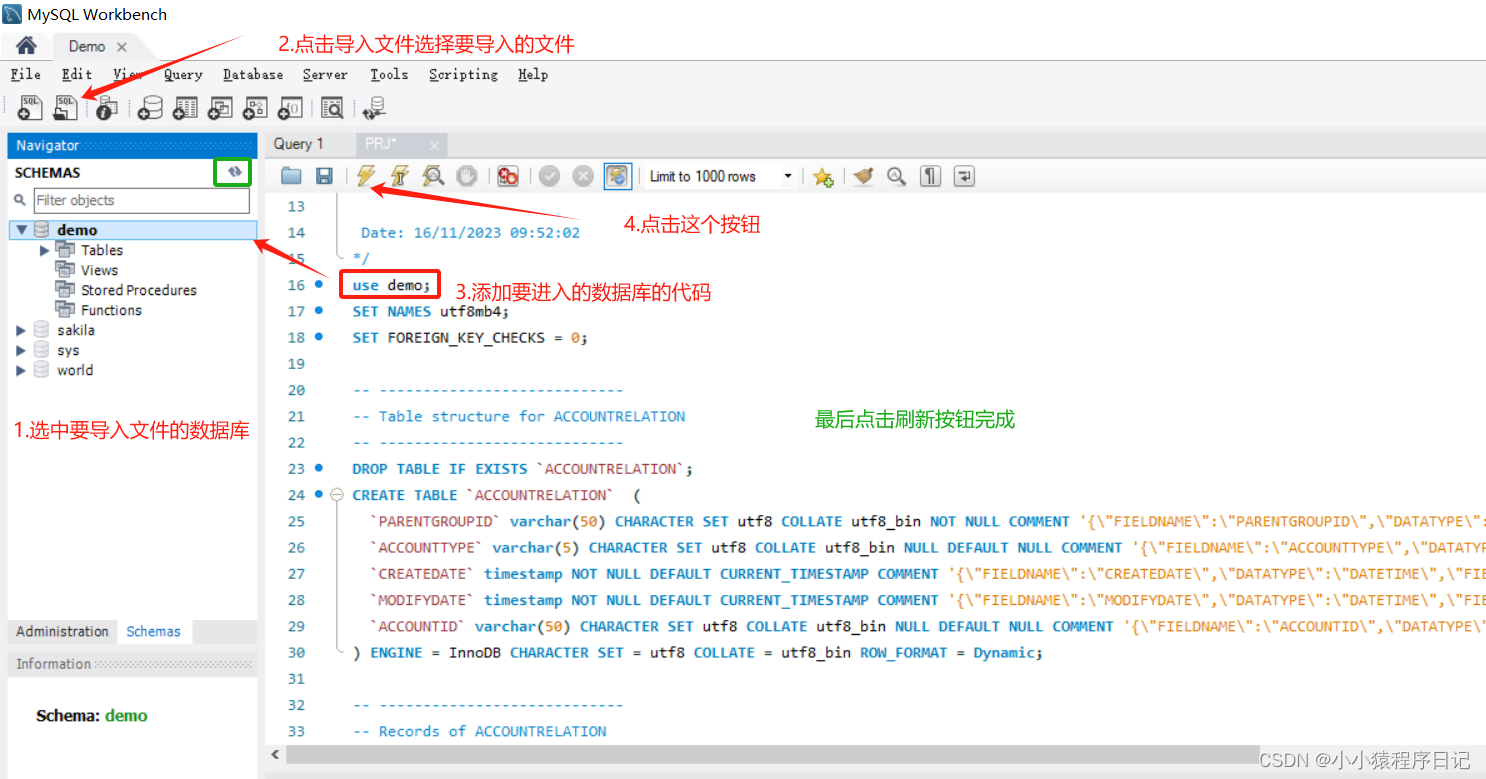 Mysql Workbench 导入文件mysql Workbench导入本地文件 Csdn博客