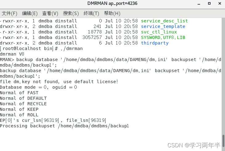 DM备份还原与恢复_dm数据库备份与恢复-CSDN博客
