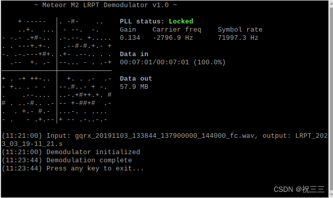 【复现】在Linux上使用RTLSDR和GQRX接收METEOR气象卫星图像_sdr接收卫星云图-CSDN博客