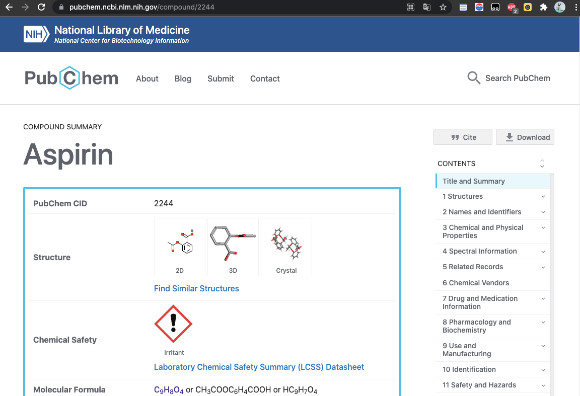 Puchem化合物数据批量抓取采集_宝典_教程_Python爬虫_pubchem直接爬取toxicity标题下的全部内容-CSDN博客