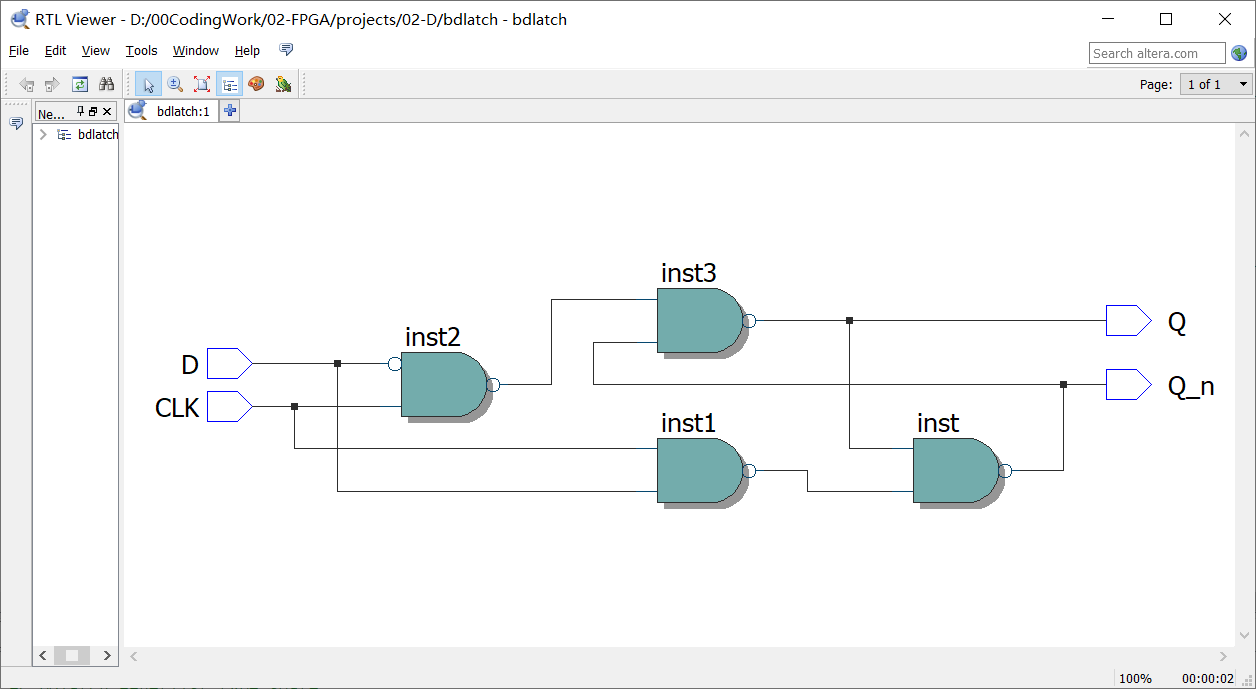Quartus-II 实现D触发器_quartus怎么放置d触发器-CSDN博客
