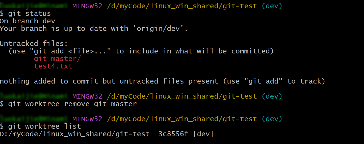 Git Worktreegit Worktree Remove Csdn博客