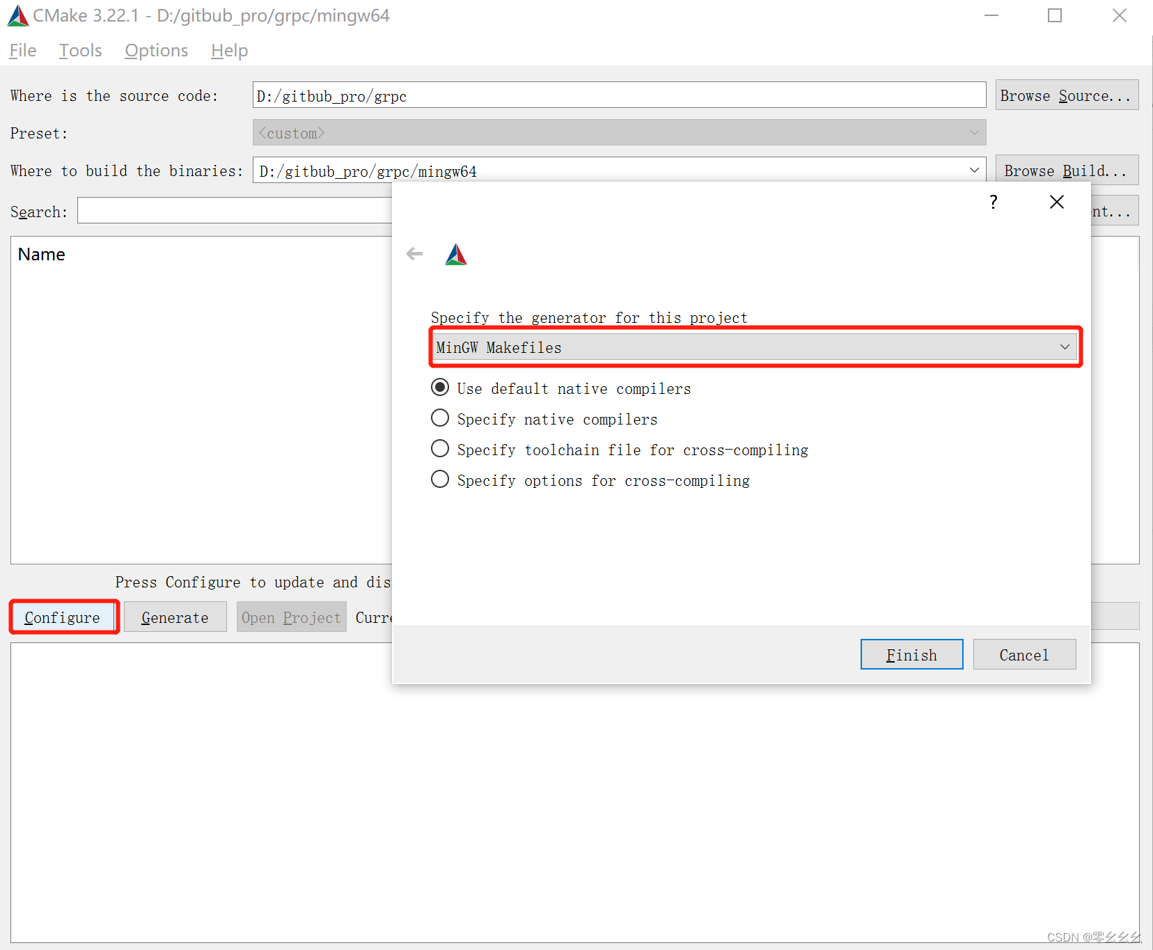 grpc记录（一）windows下使用Qt的MinGW编译grpc_window mingw编译grpc-CSDN博客