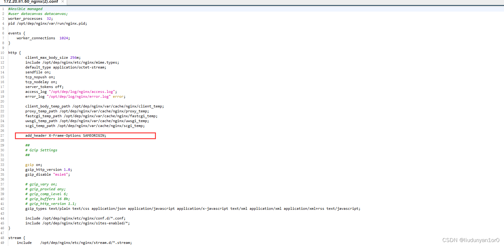 页面使用‘iframe‘报 “Refused to display ‘url‘ in a frame because it set ‘X-Frame-Options‘ to ‘sameo ...