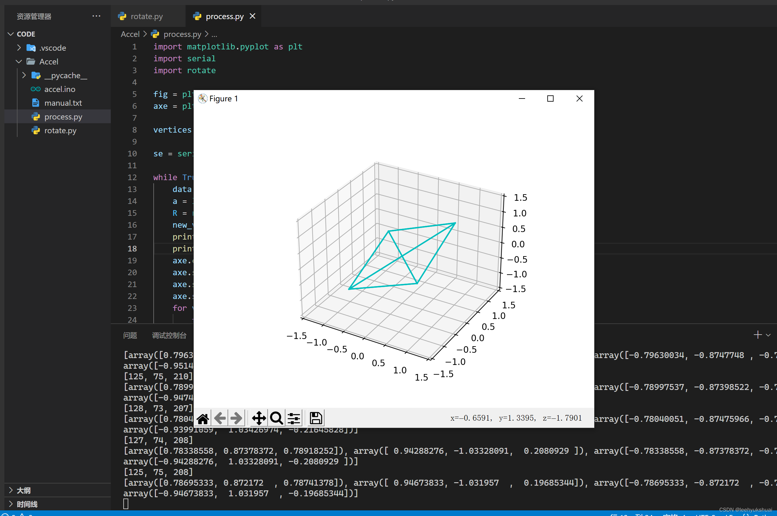 利用Arduino和ADXL345加速度计测量实时倾角并图形化处理_adxl345三轴加速度计算倾斜角-CSDN博客