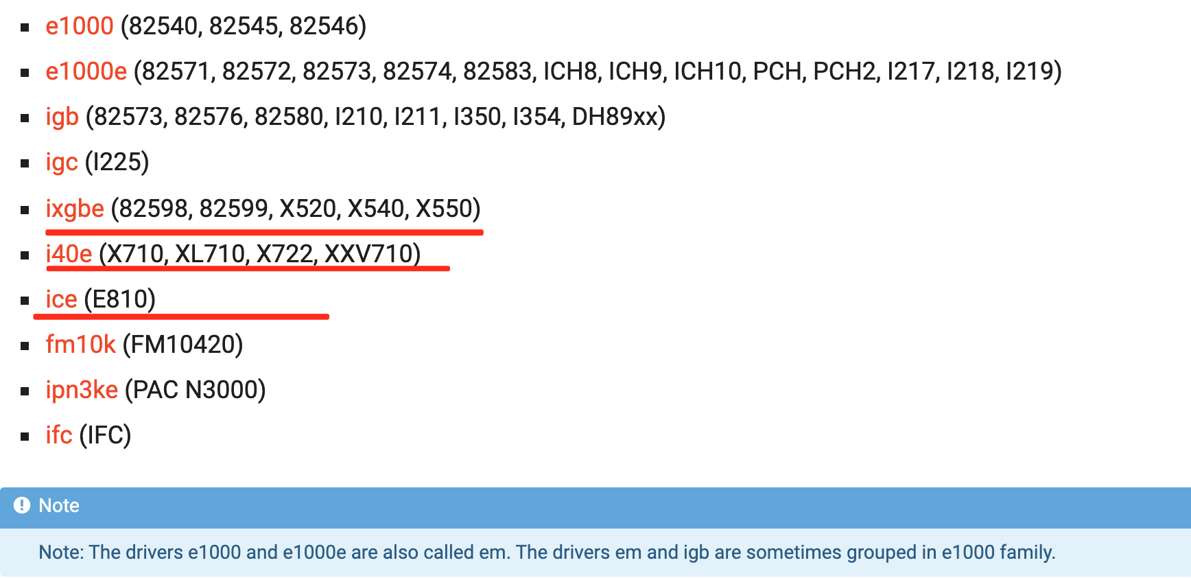 DPDK支持的Intel网卡_dpdk支持的网卡列表-CSDN博客