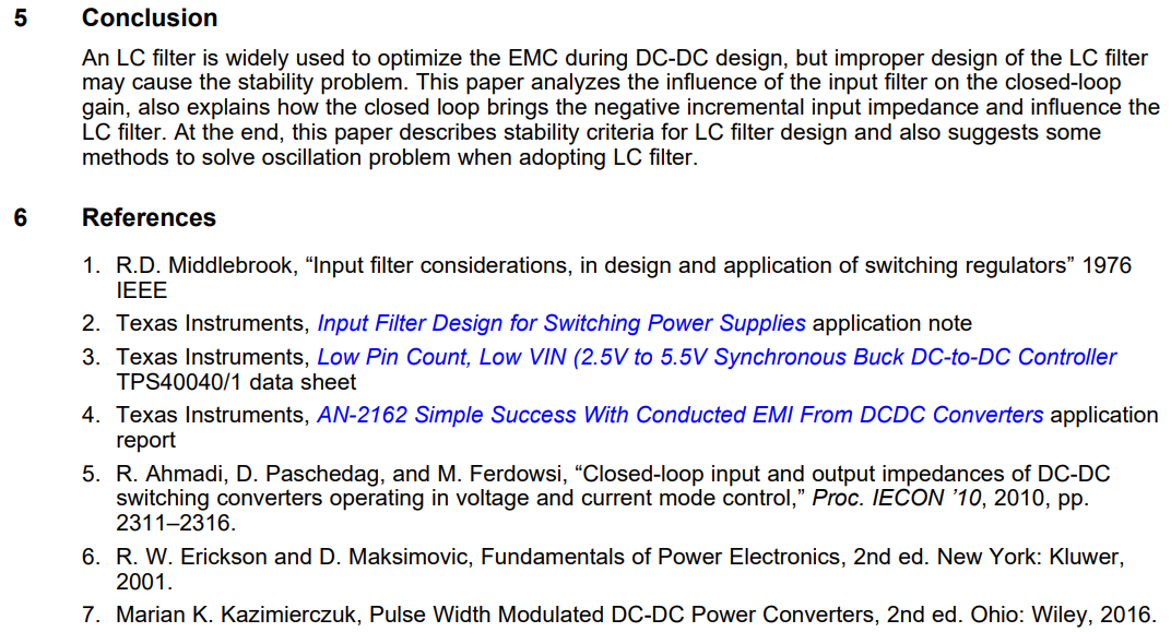 Input Filter to reduce Conducted Emissions_鈥淒esign techniques for ...