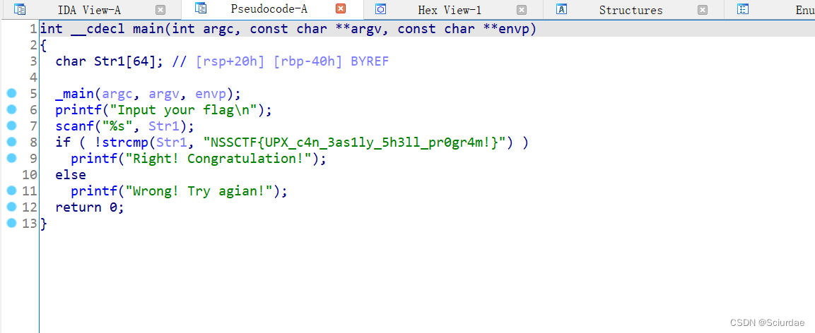 2023年SWPU NSS 秋季招新赛 CTF Reverse‘方向WP详解_[swpuctf 2023 秋季新生赛]junk code-CSDN博客