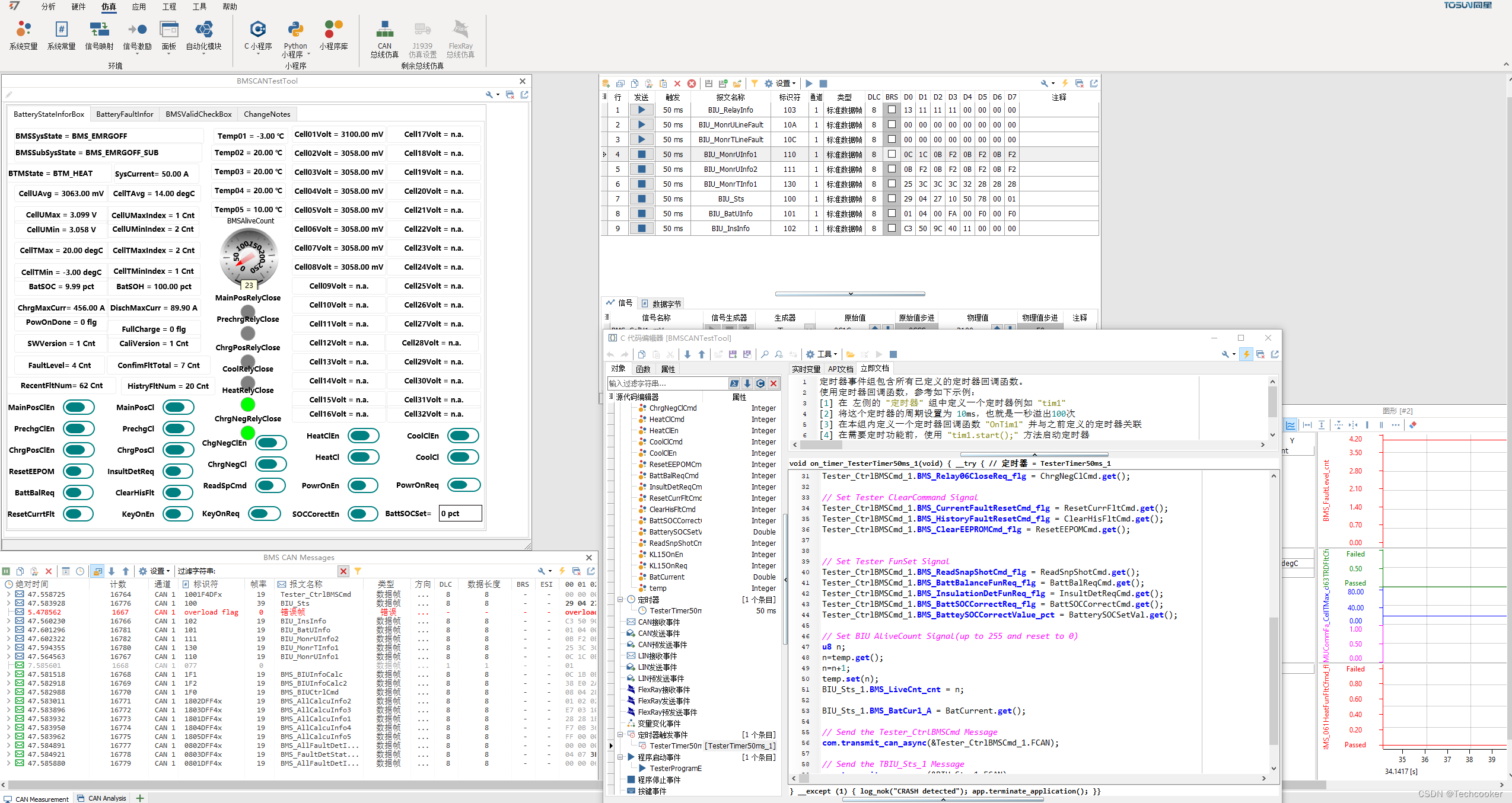 TSMaster实现周期发送报文_tsmaster发报文-CSDN博客
