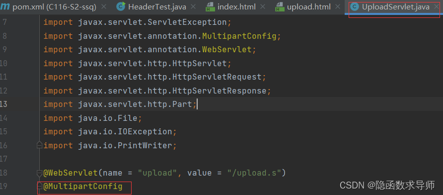 java.lang.IllegalStateException: 由于没有提供multi-part配置，无法处理parts_由于没有提供multi-part配置,无法处理parts-CSDN博客