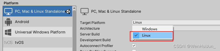 Unity3d发布Linux平台 及 运行_unity linux-CSDN博客