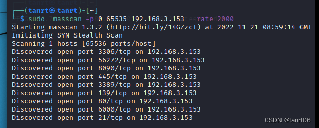 MASSCAN_masscan noping扫描-CSDN博客