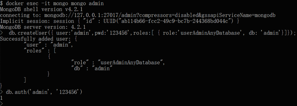 MongoDB的安装(使用docker安装)与连接(访问权限问题)_authsource=admin-CSDN博客