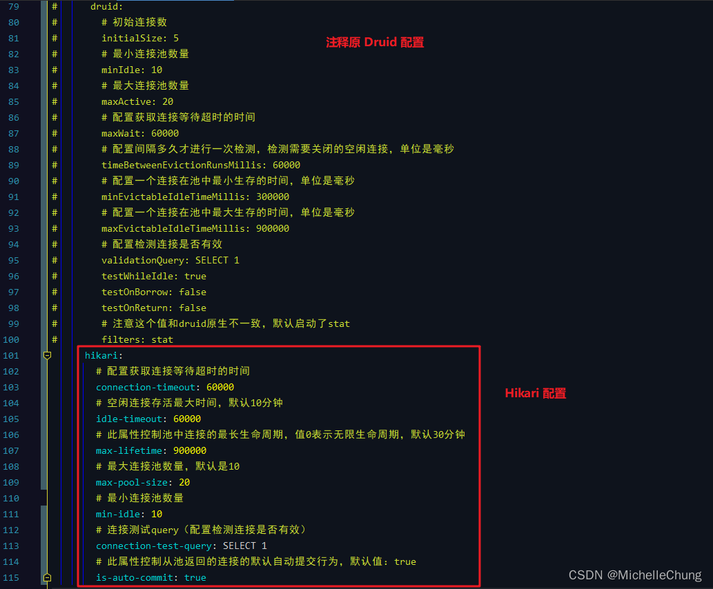 【RuoYi-Vue-Plus】扩展笔记 06 - 数据源 Druid 修改为 HikariCP_druid 切换到 hikari-CSDN博客