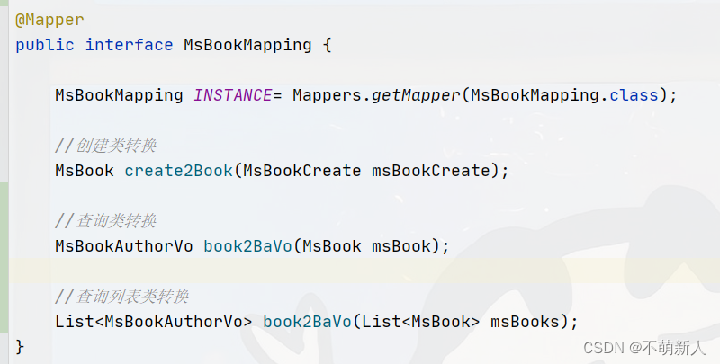 mapstruct进行List类型转换报错_no target bean properties found: can't map collect-CSDN博客