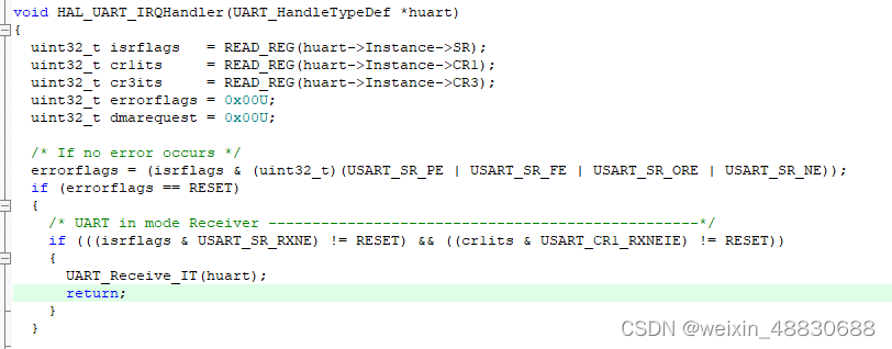 两个单片机串口通信HAL库代码&&为何HAL_UART_Receive_IT函数只能触发一次接收中断及对应解决办法_hal uart receive只能读取一次-CSDN博客