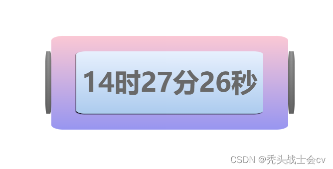 Html Css Js实现简易电子时钟 Html好看的电子时钟 Csdn博客