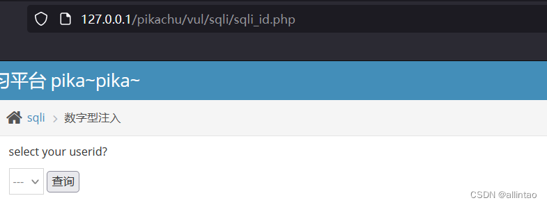 一文了解pikachu的SQL注入_pikachu sql注入-CSDN博客