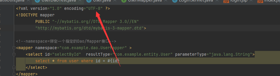 【mybatis】Cause: org.apache.ibatis.builder.BuilderException: Error creating document instance ...