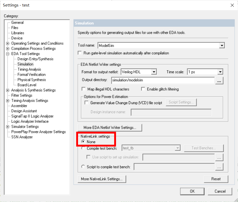 quartusⅡ联和modelsimSE方法与问题解决_qurtus仿真后快速弹出仿真波形文件,又消失-CSDN博客