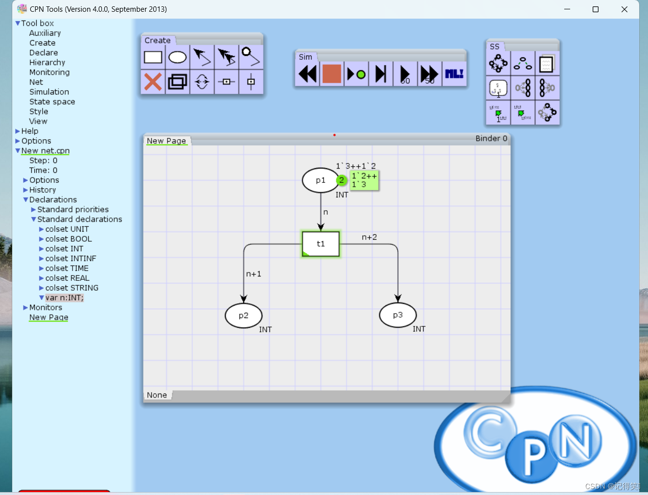 CPN工具使用_cpn tools-CSDN博客