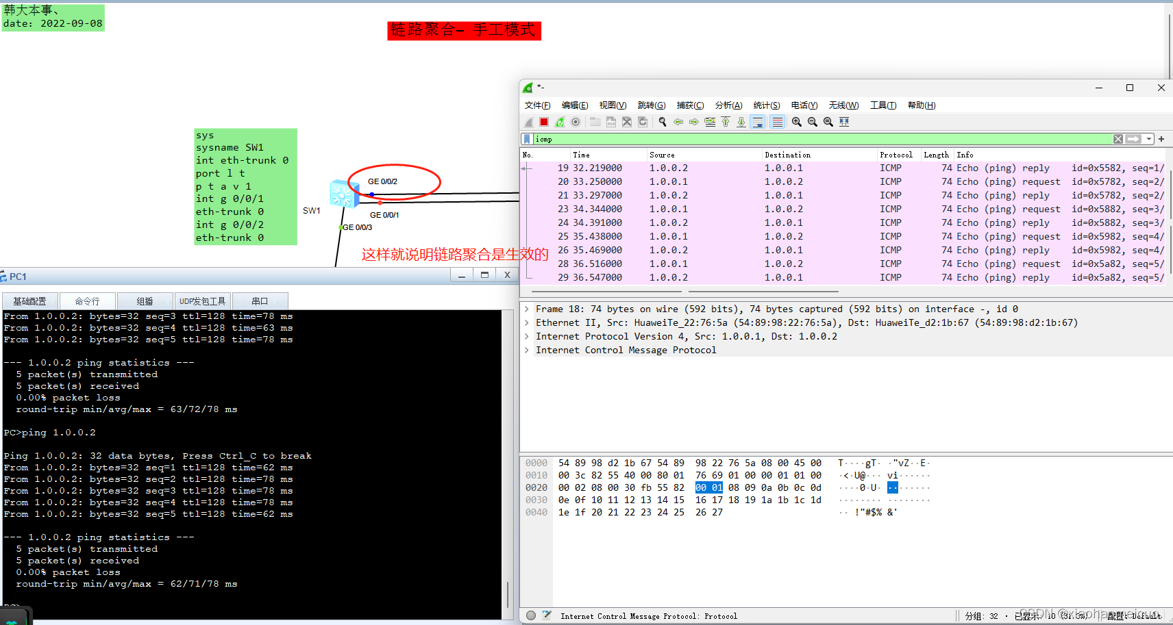 Eth - Trunk链路聚合_interface eth-trunk-CSDN博客