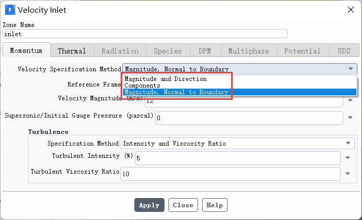 Fluent速度、压力入口边界条件的设定_fluent边界条件设置-CSDN博客
