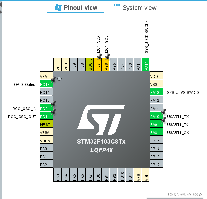 STM32F103基于I2C协议的AHT20温湿度传感器的数据采集_stm32f103 烧录-CSDN博客