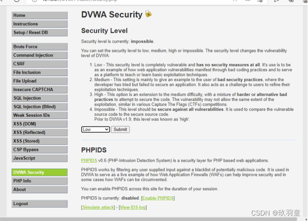 Dvwa靶场搭建-CSDN博客