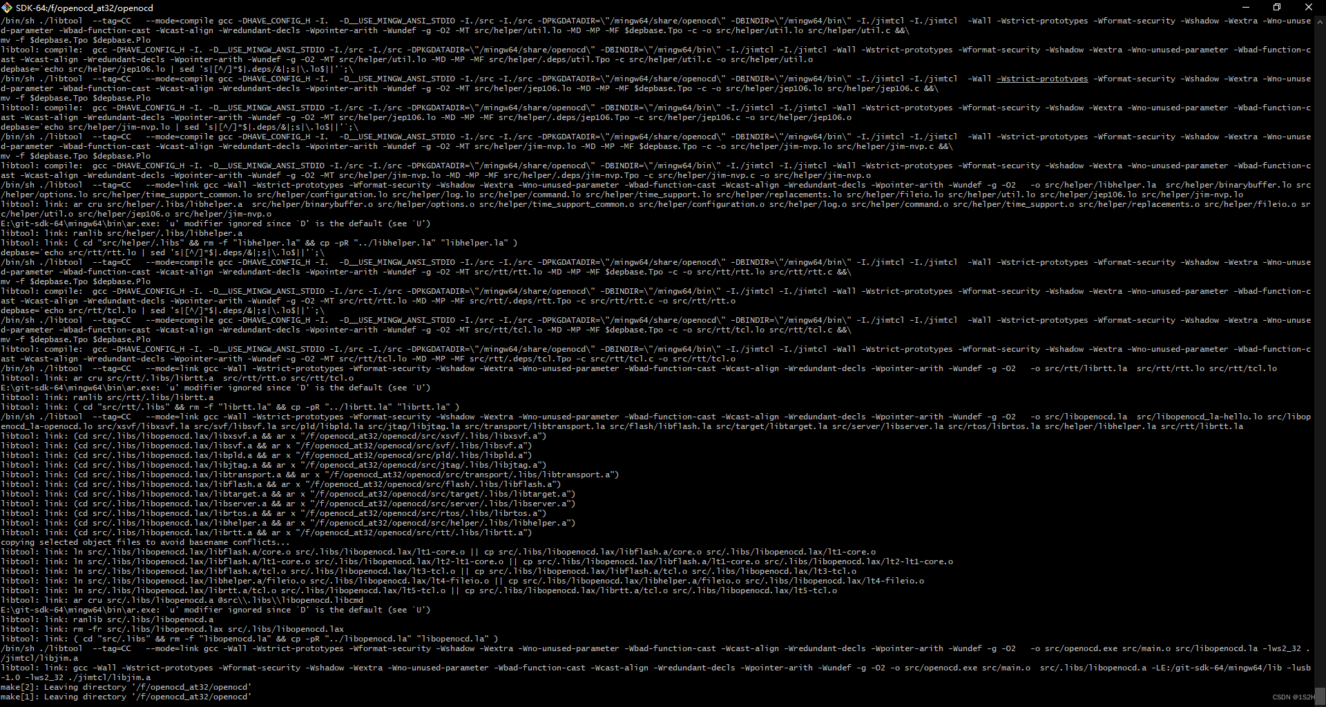 使用Git SDK编译OpenOCD_openocd.exe报错-CSDN博客