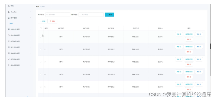 Python Django毕业设计高校商铺管理系统论文（程序lw Csdn博客