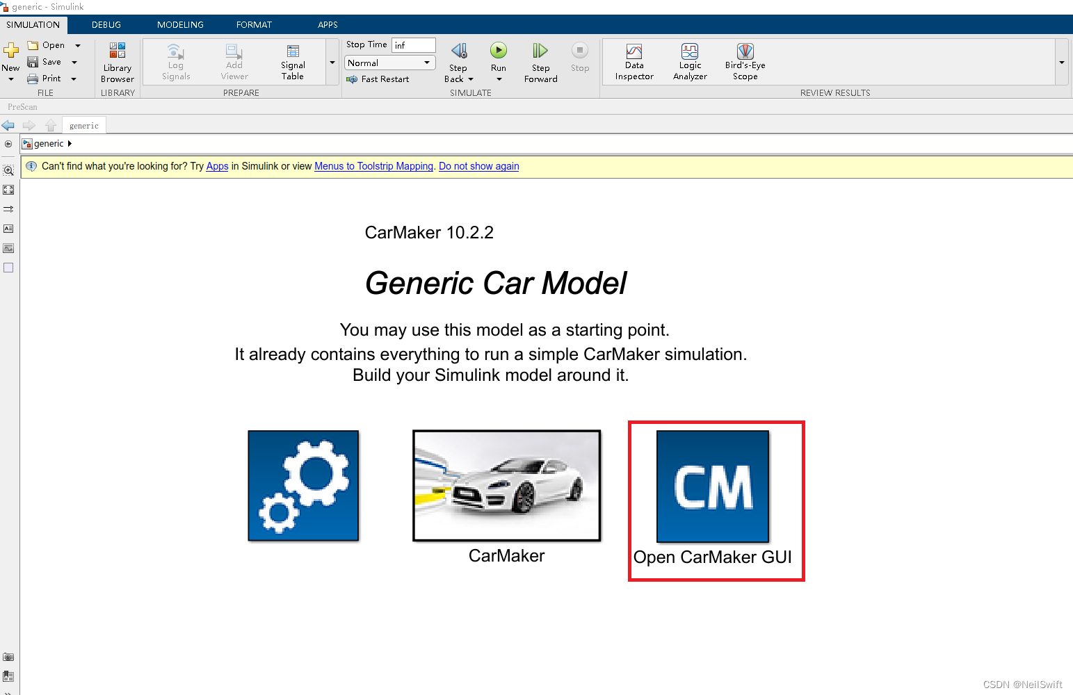 carmaker/matlab联合仿真(一) 新建工程，运行自带example_carmaker软件-CSDN博客
