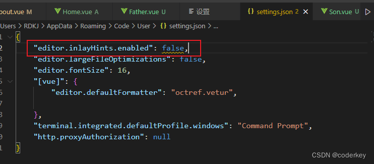 解决 Set `“layhints Eventargumentininlinehandlers“ False`的问题set `layhints 