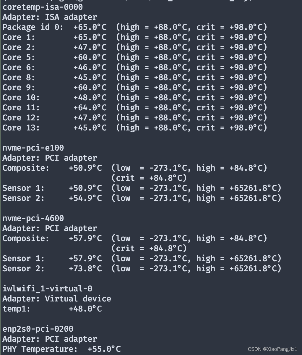 NVME disk real -time temperature query and warning temperature query modification - Programmer ...