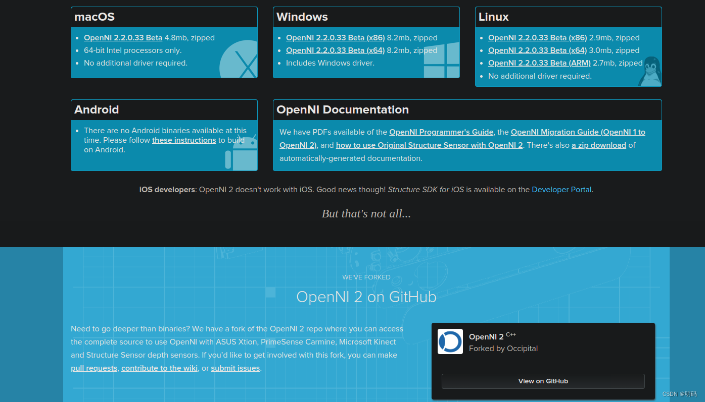 OpenNI2安装-CSDN博客