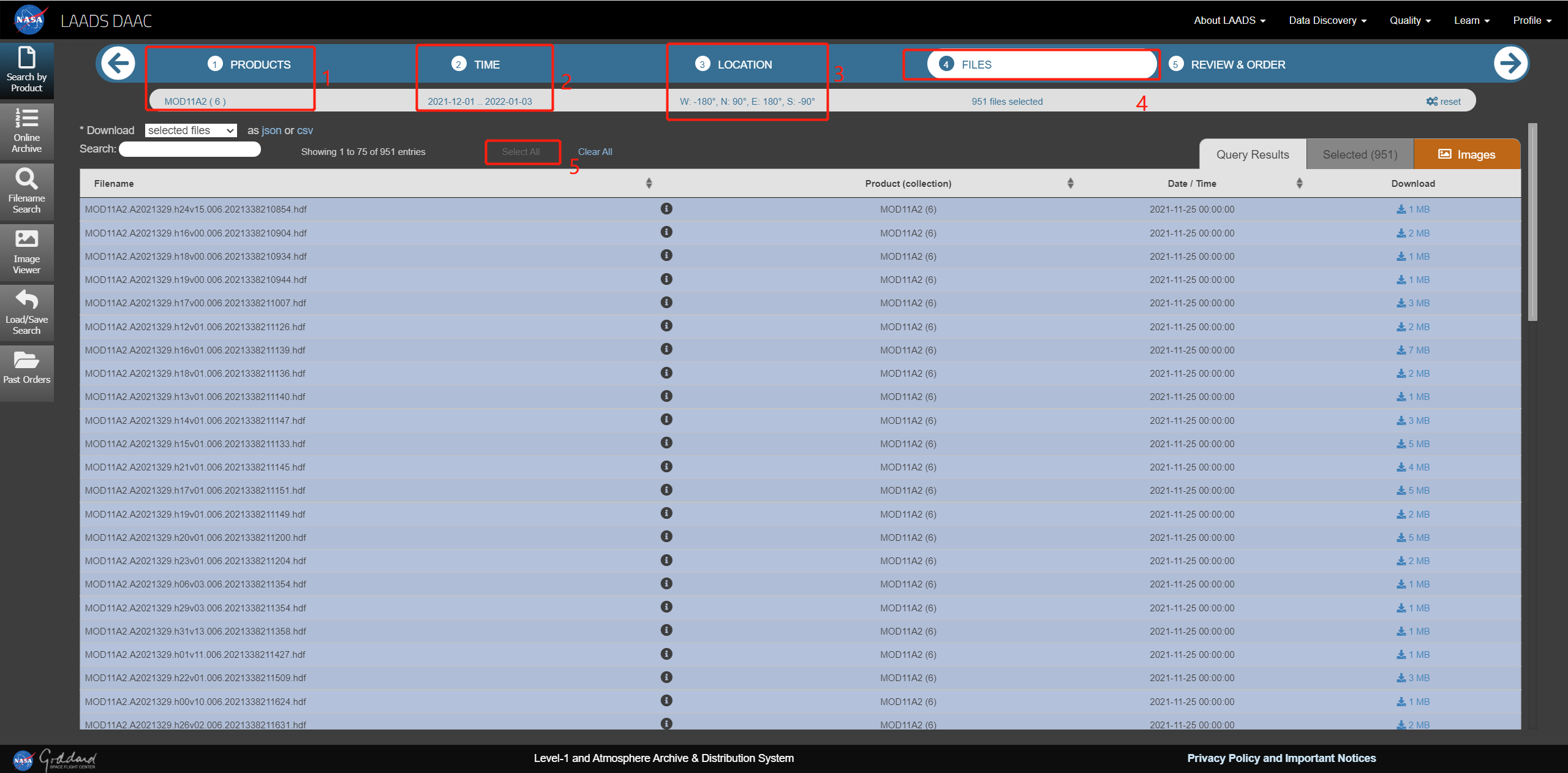 融雪径流（一）MODIS数据集下载（MOD10A2、MOD11A2）_融雪数据下载-CSDN博客