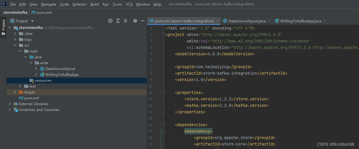【Storm】【案例】【五】Storm集成Kafka 写数据到Kafka_storm kafka to kafka-CSDN博客
