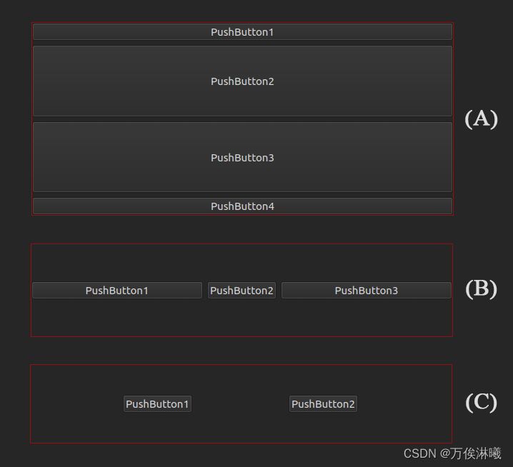 [Qt 教程之Widgets模块] —— QBoxLayout布局规则_qtwidgets.qvboxlayout-CSDN博客